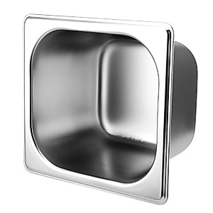 SOUJAP Steam Pan 1/6 Size x 2.5 Inch Deep, 8 Pack Stainless Steel Anti-Jamming Food Cooking Pan, Steam Table Pan, Hotel Pan for Buffet, Restaurants, Catering Supplies