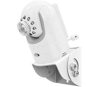 2 Pack Adjustable Baby Monitor Wall Mount, Baby Monitor Shelf Compatible with Infant Optics DXR-8, Motorola, VAVA, Samsung, BabySense, HelloBaby Baby Monitor, Bird's-Eye View to See Every Detail