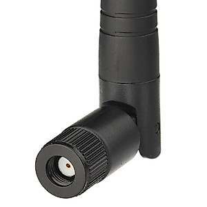 Eightwood 2.4GHz WiFi Antenna 5dBi RP-SMA Antenna 2pcs for WiFi Router PCI PCIe Network Card Wireless Range Extender