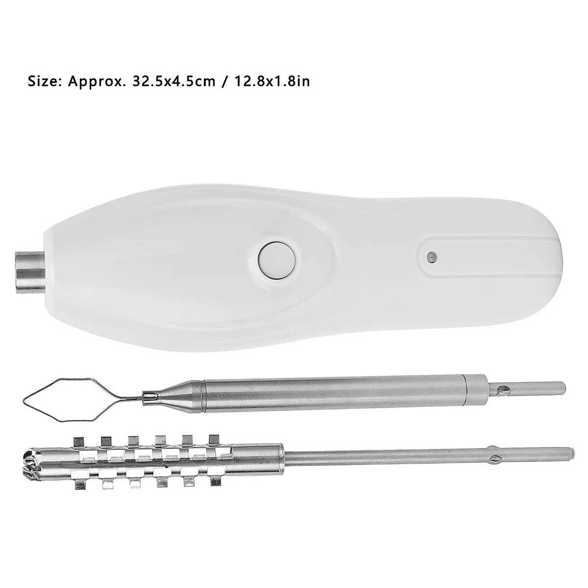 Electric Fish Scaler, Multifunctional Fish Scale Scraper Remover Cleaner Seafood Descaler, Cordless Peeler Scaler with Replaceable Blade, Fruit Digging Vegetable Corer for Pepper, Bitter Gourd