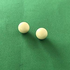 YH Poker Roulette Wheel Replacement Balls Pills - 2pcs 15mm Small Casino Roulette Ball,Great Accessories for Roulette Table Game Set