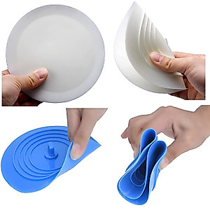 V-TOP 6 Pack Toothbrush Covers + 3 Pack Tub Stopper