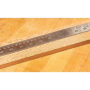 40" (1000mm) Stainless Steel Cabinetmaker's Rule