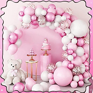 31MIGI Half Balloon Arch Stand 8.2Ft & 6.6Ft Free Bending Soft Balloon Flower Backdrop Stands Set with Water Base for Birthday Party Decorations Baby Shower Wedding Graduation balloons arch stand