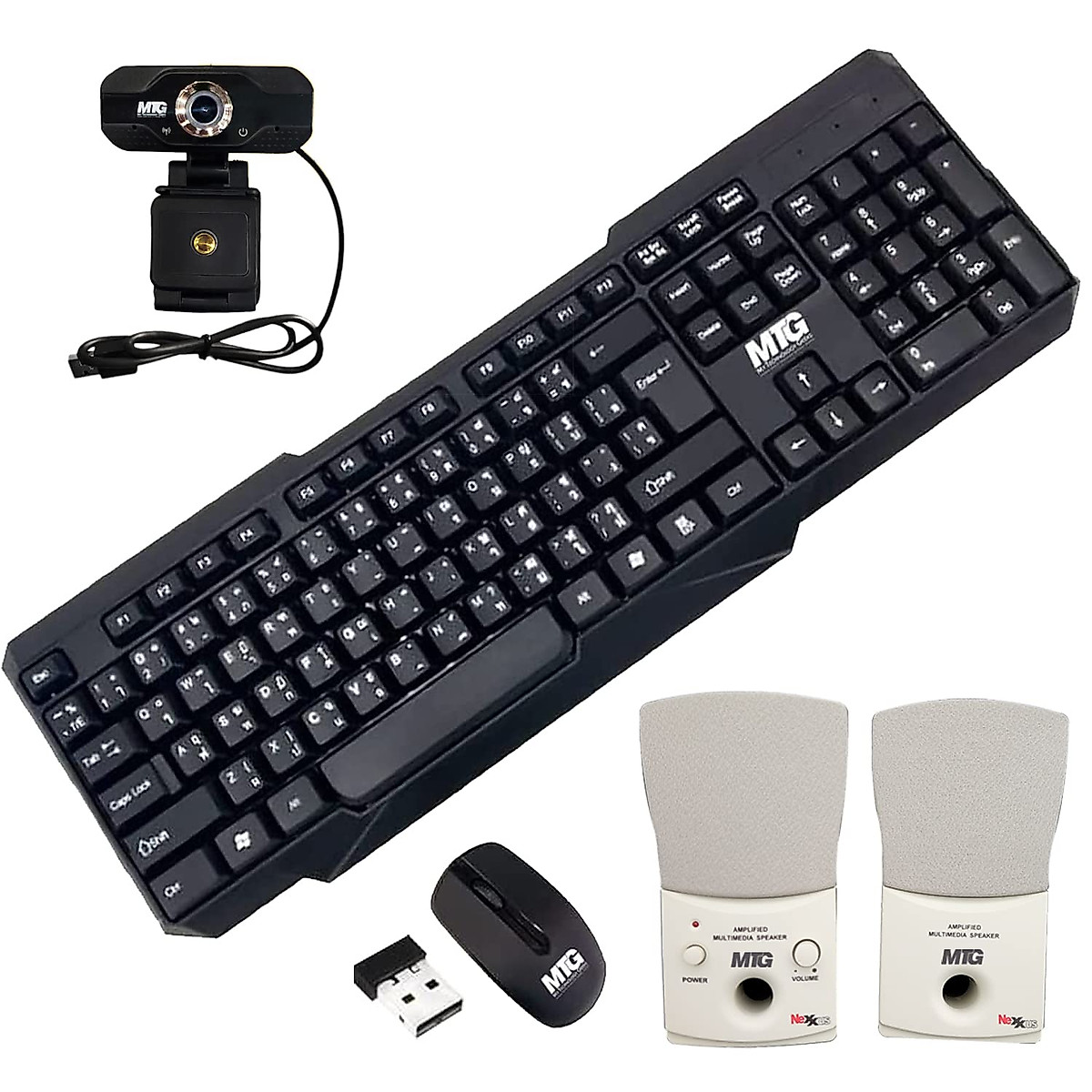 All in one Desktop Computer, TechMagnet Cheetah 6, Intel Core i5 6th Gen 2.5 GHz, 8GB DDR3, 120GB SSD, New 22 inch LED, Wireless Keyboard Mouse, Speaker and Webcam, Windows 10 Pro (Renewed)