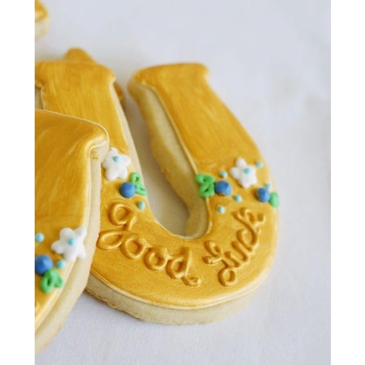 Western Horse Cookie Cutter 2 Piece Set from The Cookie Cutter Shop - Horseshoe & Horse Head Cookie Cutters – Tin Plated Steel Cookie Cutters