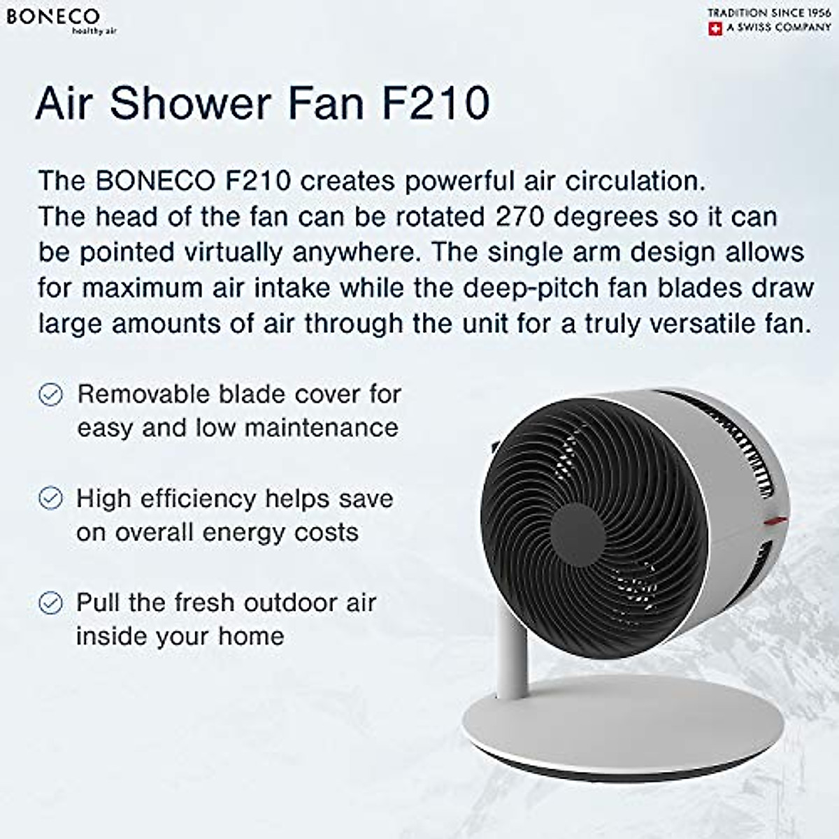 BONECO - F210 Tabletop Air Shower Fan (White)