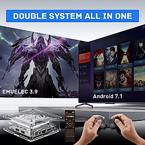 Kinhank Super Console X PRO Plus, Retro Game Console 256GB Built-in 117,000+ Games, Video Game Console Systems for 4K TV HD/AV Output, 2 Wireless Controllers (256)