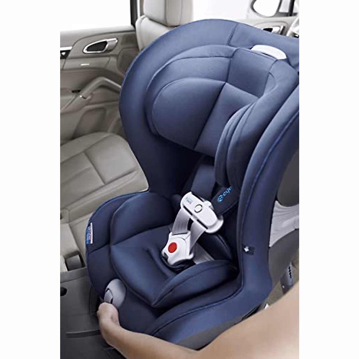 Cybex Sirona S Rotating Convertible Car Seat with SensorSafe 2.1, Children Newborn to Four Years, Easy Child Load, Infant Baby Toddler Preschooler, Indigo Blue