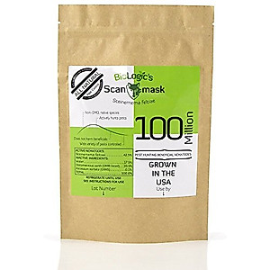 BioLogic Scanmask Steinernema Feltiae (Sf) Beneficial Nematodes for Natural Insect Pest Control, 500 Million Size (5 Units of The 100 Million Size)