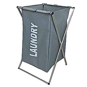 ESQLDK Laundry Basket，3 Sections Storage Bucket Household Necessities With Oxford Cloth,Foldable Bag With Waterproof (Large)