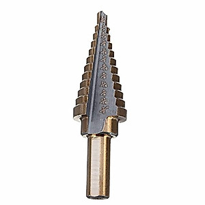 Chiloskit HSS Step Drill Bits Set for Wood and Metal Hole Saw Set Bits (3PCS)