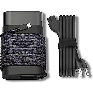 New Slim HP 65w USB C Laptop Charger Replacement for HP Spectre x360 Envy Chromebook Elitebook x360 Pavilion Elite x2 Type C Power Cord Ac Adapter