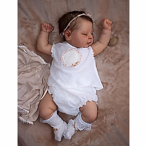 Pinky Reborn Baby Dolls 20 Inch Newborn Baby Doll Toddler Reborn Doll Toys for Kids Gifts