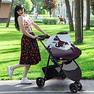 Nursing Cover Breastfeeding Scarf Fly Dragon- Baby Car Seat Covers, Infant Stroller Cover, Carseat Canopy(o)