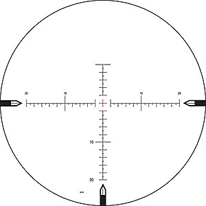 NIGHTFORCE NXS 5.5-22x56mm F2 30mm Tube Precise Black Hunting Gun Scope - ZeroStop Second Focal Plane Long-Range Shooting Scope, Moar-T Reticle (C507)