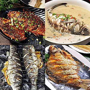 Fish Scale Knife Cut Scrape Dig 3-in-1 Tool, Stainless Steel Fish Scaler Remover, Fish Peeler Open Belly and Dig Out Fish Cleaner Tool Kitchen Accessory(1 piece)