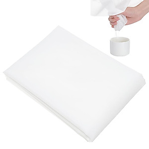 BENECREAT 39x78 Inch Fine Filter Mesh Nylon Fabric, 250 Mesh White Mesh Filter Woven Net Paint Nylon Filter Mesh Filter Cloth for Paint, Home Brewing, 0.1mm Thick