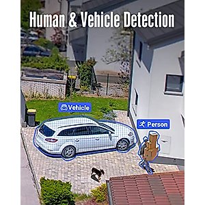ANNKE 3K Lite 8CH 5-in-1 Security DVR Recorder with 1TB Hard Drive, H.265+ Hybrid Surveillance DVR, Supports 8CH Analog and 2 IP Cameras for 24/7 Home CCTV, AI Motion Detection (Cameras Not Included)