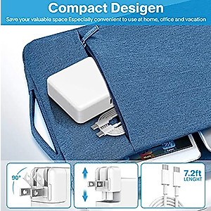 Mac Book Pro Charger - 118W USB C Fast Charger Power Adapter Compatible with USB C Port MacBook Pro/MacBook Air 16 15 14 13 Inch, New iPad Pro and All USB C Device, Included 7.2ft USB C Charge Cable
