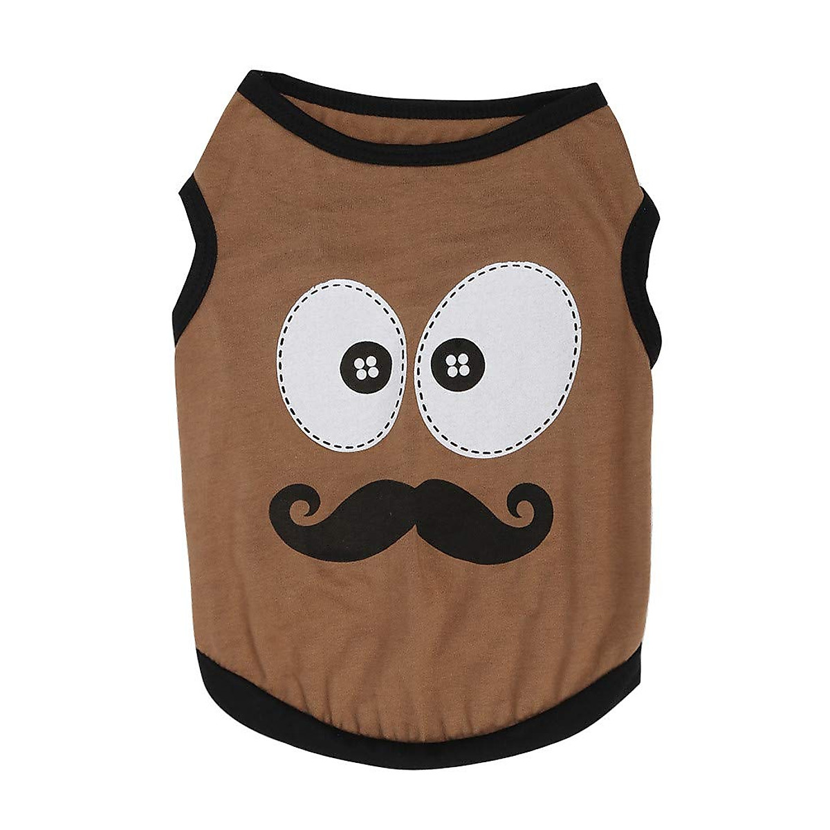 BOLUBILUY Fashion Pet Spring and Summer Breathable Bearded Vest Dog Cat Thin Lightweight Clothing Dog Pet Dog Clothes