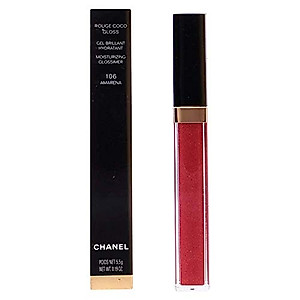 CHANEL Rouge Coco Gloss Moisturizing Glossimer, Bourgeoisie, 0.19 Oz