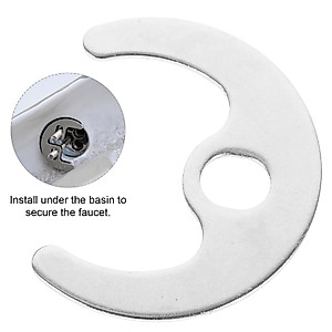 DOITOOL Faucet Fixing Bracket 1 Set Faucet Mounting Nut and Washer Faucet Lock Nut Faucet Mounting Kit Stainless Steel Kitchen Faucet Fastener Accessories for Kitchen Tap Sink Replacement Repair