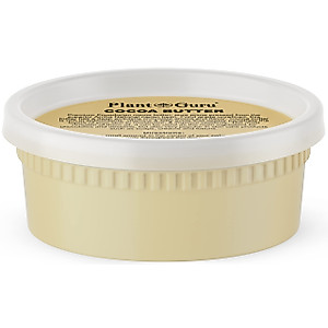 Raw Cocoa Butter 8 oz. 100% Pure Natural Unrefined FOOD GRADE Arriba Nacional Cacao Bean, Great For Chocolate Making, Soap, Lip Balm and Moisturizer For DIY Body Butters