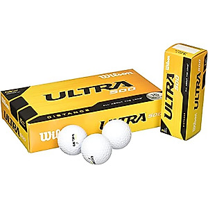 WILSON Ultra 500 Distance Golf Ball (15-Pack), White