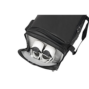 DELSEY Paris Raspail Carry On Rolling Wheeled Duffle Bag, Black