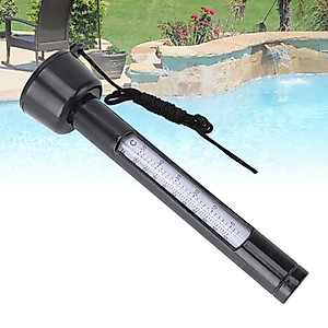 Drop Resistant Floating Thermometer, Waterproof Long Service Life Accurate Reading for Outdoor & Indoor Swimming Pools, Spas, Hot Tubs, Recreation with String, Aesthetic