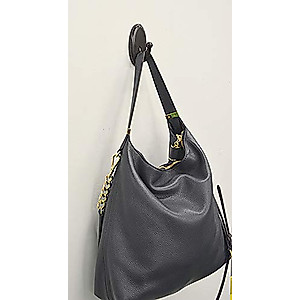 HIGH & MIGHTY 515820 Decorative Metal Hook, Easy Tool-Free Dry Wall Installation, Oval, Holds up to 25lb, Bronze