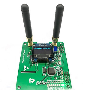 AURSINC MMDVM Duplex Hotspot Module Dual Hat V1.5.2 with 0.96 OLED Display Support P25 DMR YSF NXDN DMR Slot 1 + Slot 2 for Raspberry Pi, Pi Zero (with OLED)