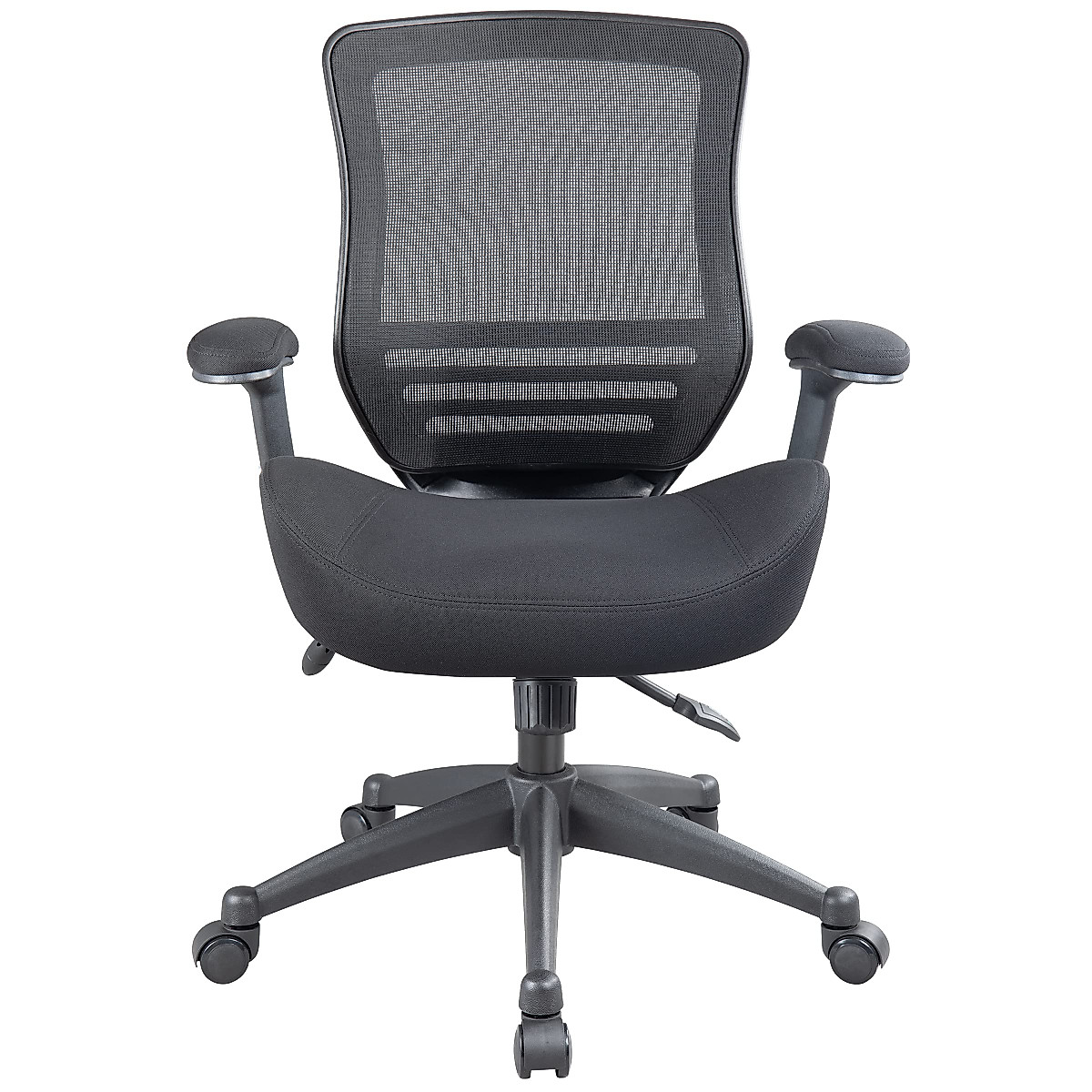 BOLISS Ergonomic Office Computer Desk Chair Height Adjusting Arm Waist Support Function-Black