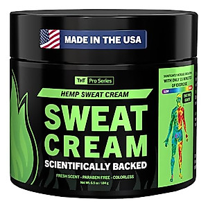 TNT Pro Ignite Hot Sweat Cream, Workout Cream, Thermogenic Cream for Men & Women, Heat Skin Lotion (6.5 Ounce, Sweat Cream Jar)