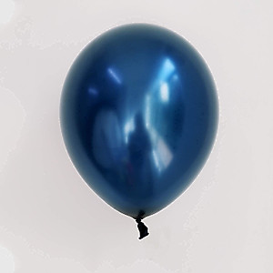 Navy Blue Rose Gold Balloons Navy Blue Rose Gold Bridal Shower Decorations/Gender Reveal/Navy Blue Birthday Decorations/Wedding/Navy Peach Baby Shower Decorations