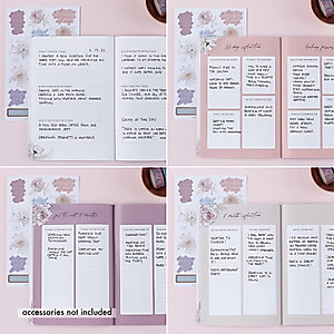 Gratitude Journal/Planner, Edition 3 - Flora. Daily Reflection Notebook. Daily Quotes and Reflection Logs. Sticker Sheet Included. Portable Petite Planner by Erin Condren.