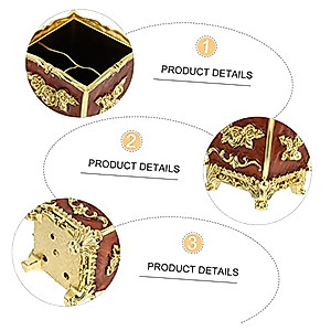 MAGICLULU 2 Pcs Decorative Storage Box Home Container Small Sundries Organizer Plastic Jar Plastic Container