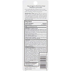 Neutrogena Skinclearing Blemish Concealer, Fair 05, .05 Oz.