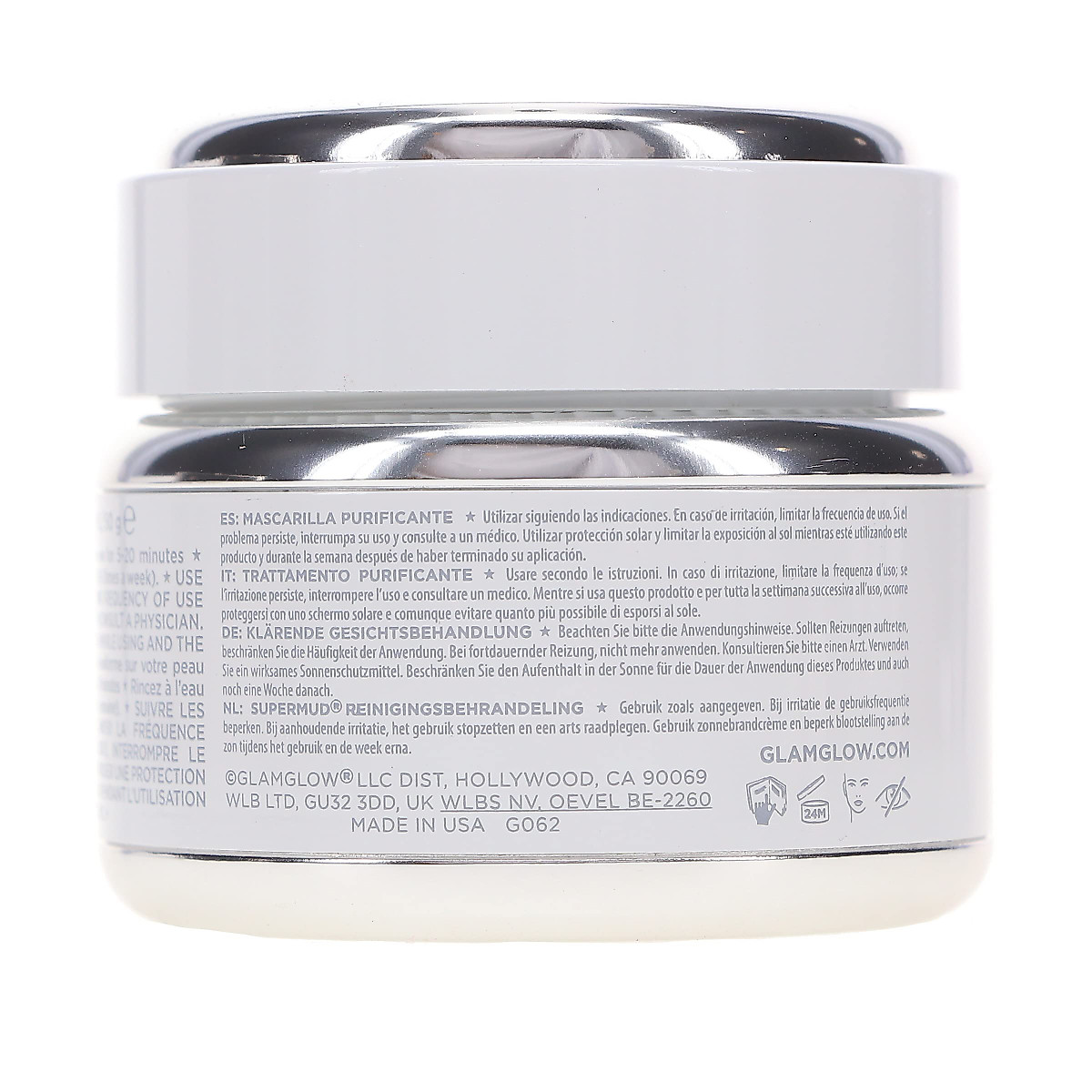 Glamglow Supermud Activated Charcoal Clearing Treatment Masque LIMITED EDITION - 1.7 oz