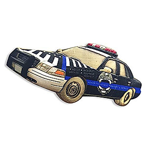 Police Car Challenge Coin Saint Michael The Archangel Defend Us in Battle