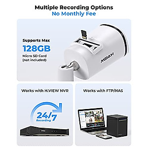 H.VIEW 5MP POE Security ip Camera cctv Surveillance network camera Outdoor indoor HD Mic video Audio sd card Weatherproof 2.8mm IR Night Vision rtsp rtmp nas (Hikvision Compatible)