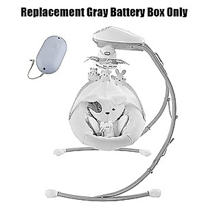 Replacement Part for Fisher-Price Sweet Snugapuppy Dreams Cradle 'n Swing - DRG43 ~ Replacement Gray Battery Box