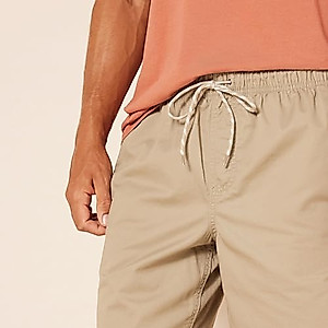 Amazon Essentials Men's 8" Inseam Relaxed-Fit Drawstring Walk Short (Available in Plus Size), Khaki Brown, XX-Large