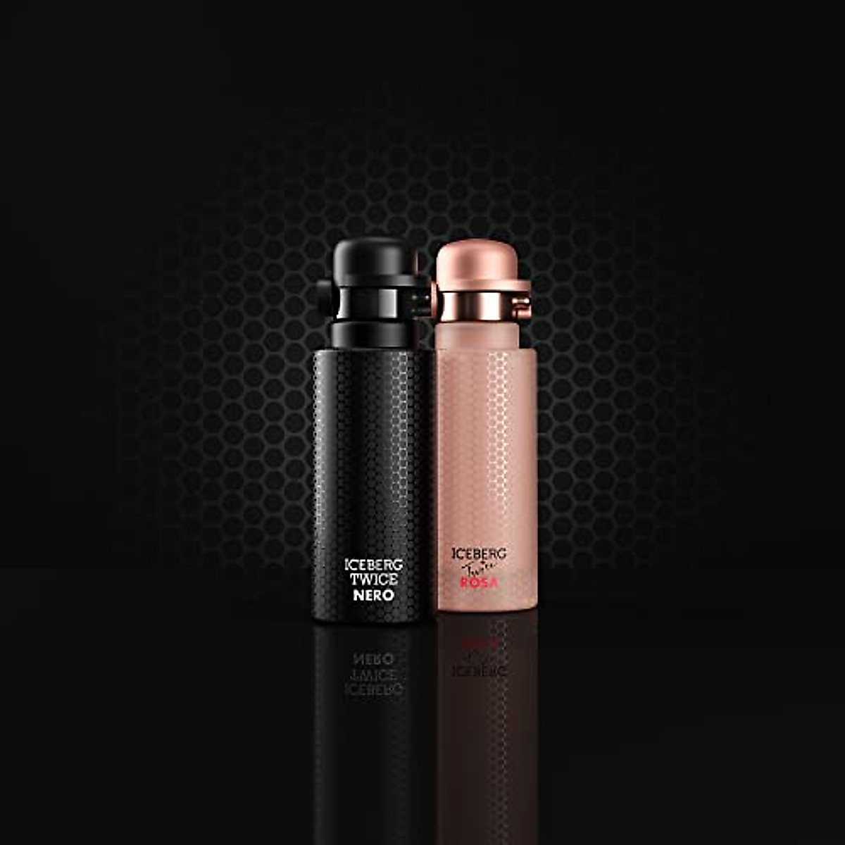 ICEBERG Twice NERO - Exhilarating Personal Fragrance For The Modern Gentleman - Classic EDT Spray Cologne For Men - Vibrant And Fruity Notes Of Mandarin, Mint, Elemi, Cedarwood, And Oakmoss - 4.2 Oz