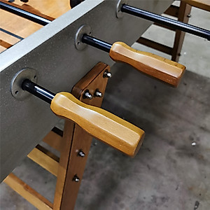 SOENDRK Football Soccer Table,Competition Sized Football Indoor Recreational for Arcade Game Room Metal 55" for Kids and Adults