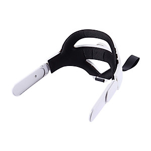SOLUSTRE Headband vr Gaming Support vr Headset Band vr Cushion Strap Replacement vr Strap vr Glasses Belt vr Stand Non Slip vr Band abs Earphone Belt White