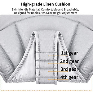 Baby Walker, Foldable 9-Gear Height Adjustable Baby Walker with Wheels, Infant Toddler Walker with Foot Pads, Anti-Fall Baby Walkers and Activity Center Bouncer Combo for Boys and Girls 6-24 Months…