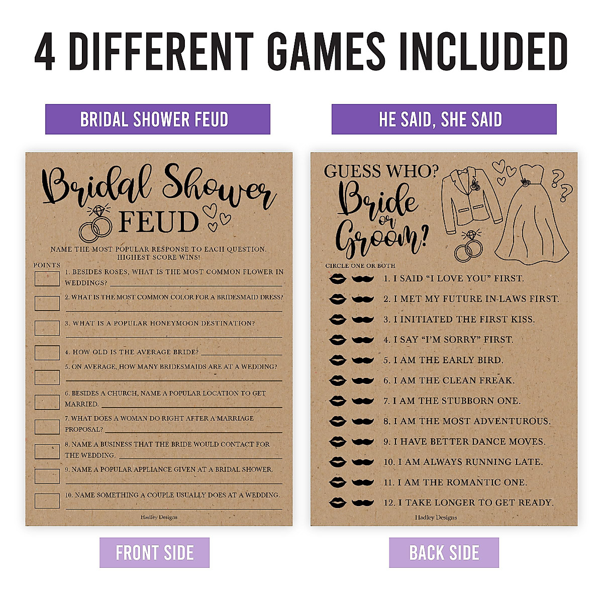 40 Rustic Funny Bridal Shower Games 20 Guests - Wedding Games For Bridal Shower Games For Guests, Couples Wedding Shower Games For Couples, Guess The Dress Bridal Shower Game Pack, Bridal Party Games
