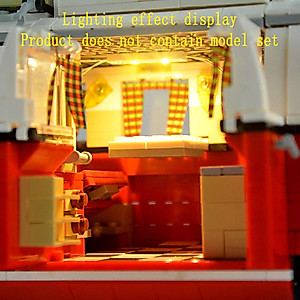 GEAMENT LED Lighting Kit Compatible with Lego VW T1 Camper Van Bus 10220 Creator Expert (Model Set Not Included)